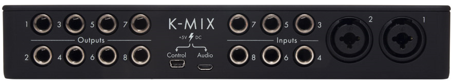 Keith McMillen K-MIX מיקסר מקצועי עצמאי, כרטיס קול רב ערוצי ושלט תוכנה ...